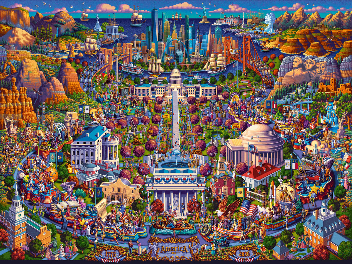 America's 250th Celebration Puzzle by Eric Dowdle - The Story of ...